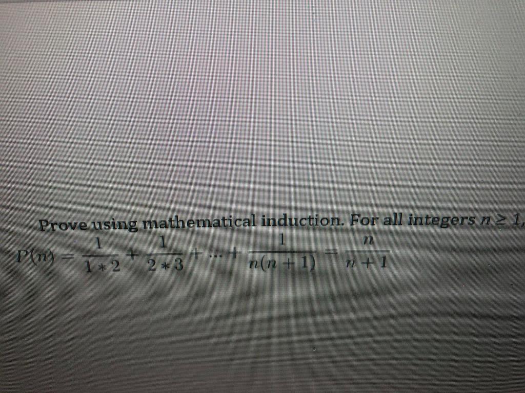 Solved Prove using mathematical induction. For all integers | Chegg.com
