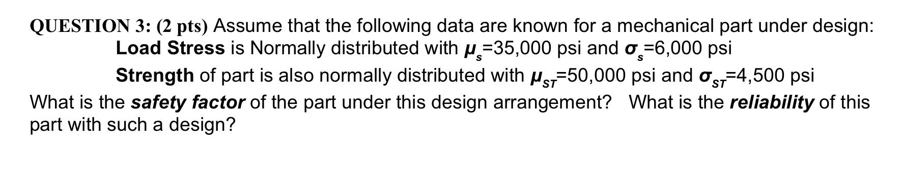 Solved Question 3 2 Pts Assume That The Following Data 9713