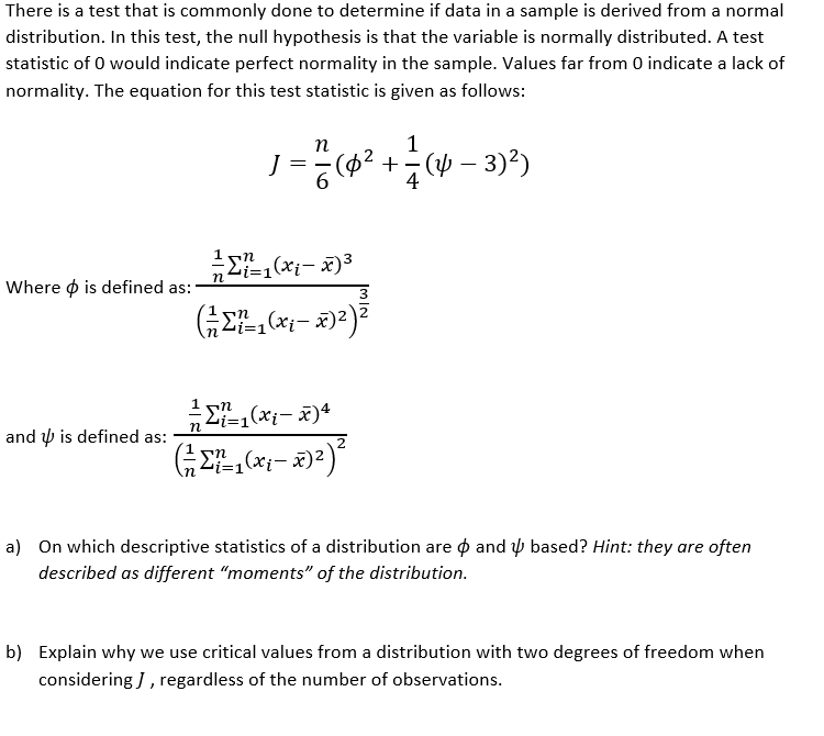 Solved There is a test that is commonly done to determine if | Chegg.com