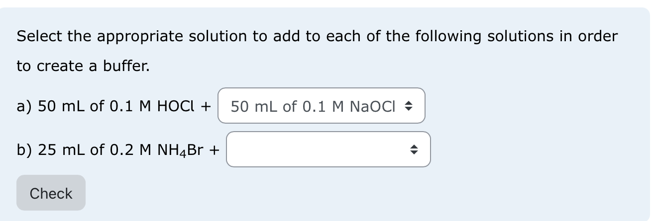 Select the appropriate solution to ﻿add to ﻿each of | Chegg.com