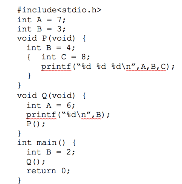 Solved - Give the output using dynamic scoping - Give the | Chegg.com Solved - Give the output using dynamic scoping - Give the | Chegg.com