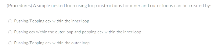 Solved Procedures A Simple Nested Loop Using Loop 5669