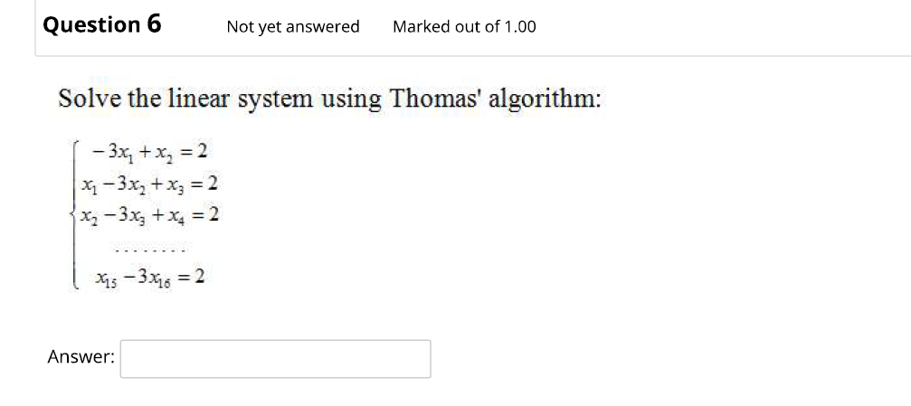 Solved Question 6not Yet Answeredmarked Out Of 100solve The 1221