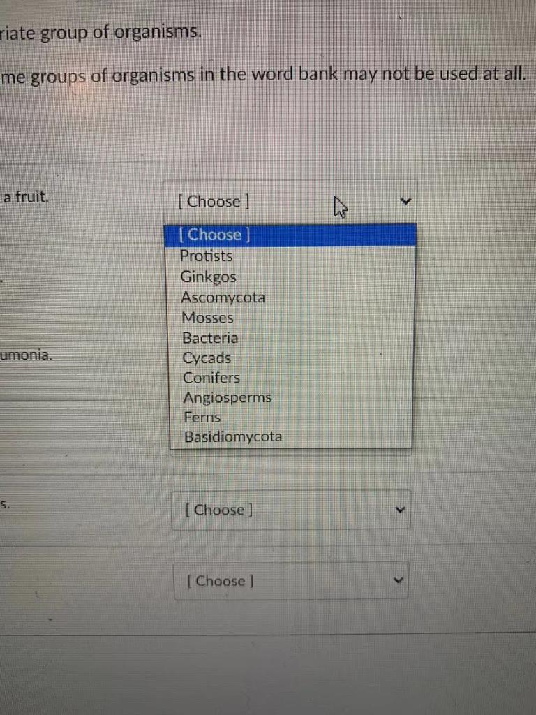 Solved Question 114 9 pts Match each description below with | Chegg.com