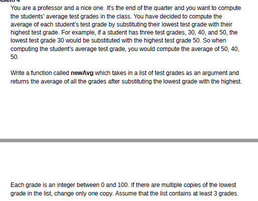 Solved You are a professor and a nice one. It's the end of | Chegg.com