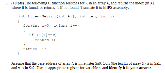 Solved Wherever relevant, assume that each array element | Chegg.com