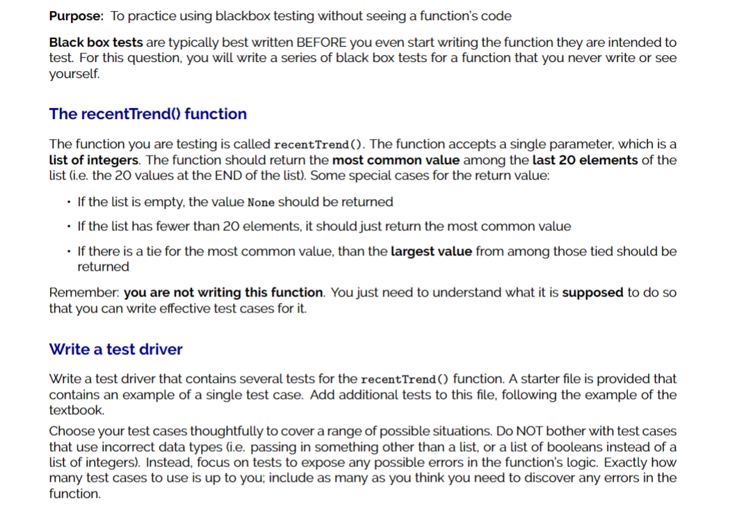 here is the provided starter code for the | Chegg.com