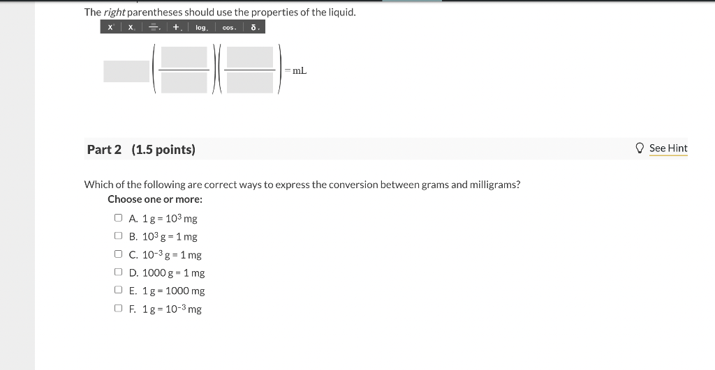 Solved A physician assistant must calculate how many | Chegg.com