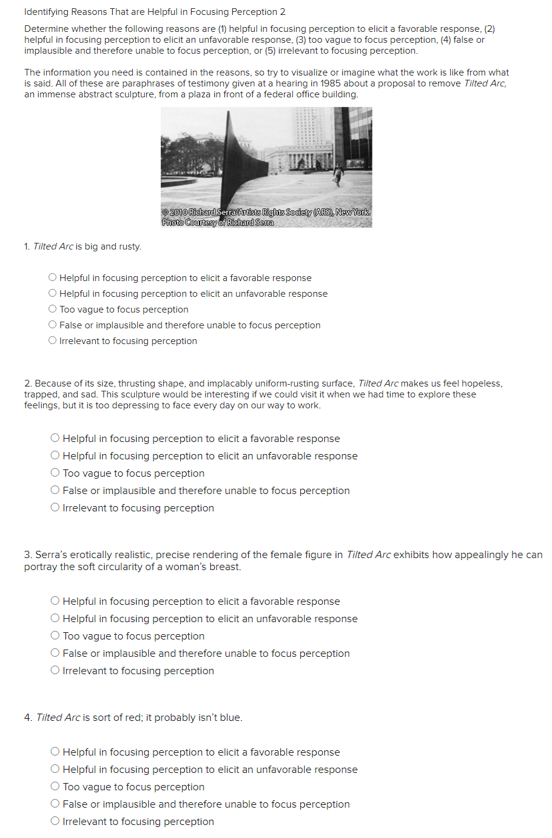 Solved Identifying Reasons That are Helpful in Focusing | Chegg.com