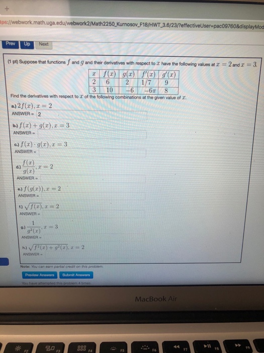 Solved webwork.math.uga.edu/webwork2/Math2250, Kurnosov | Chegg.com