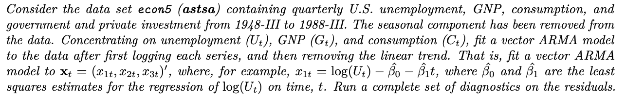 Solved please use R languageThe econ5 dataset is a build in | Chegg.com