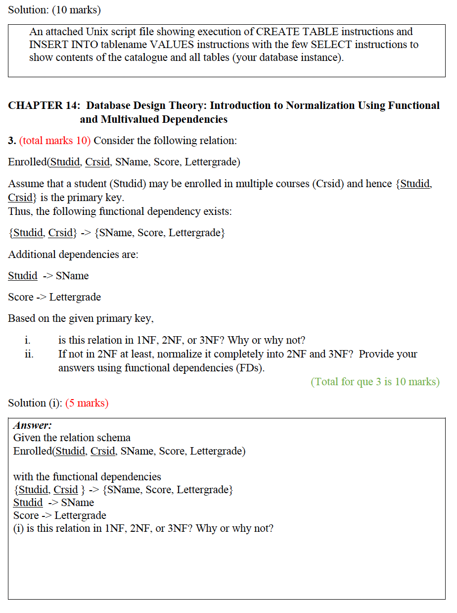 Solved An Attached Unix Script File Showing Execution Of 0064