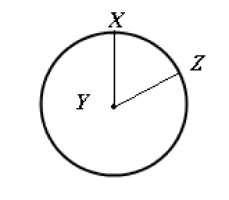 Solved find the length of arc XZ in the circle. Y is the | Chegg.com