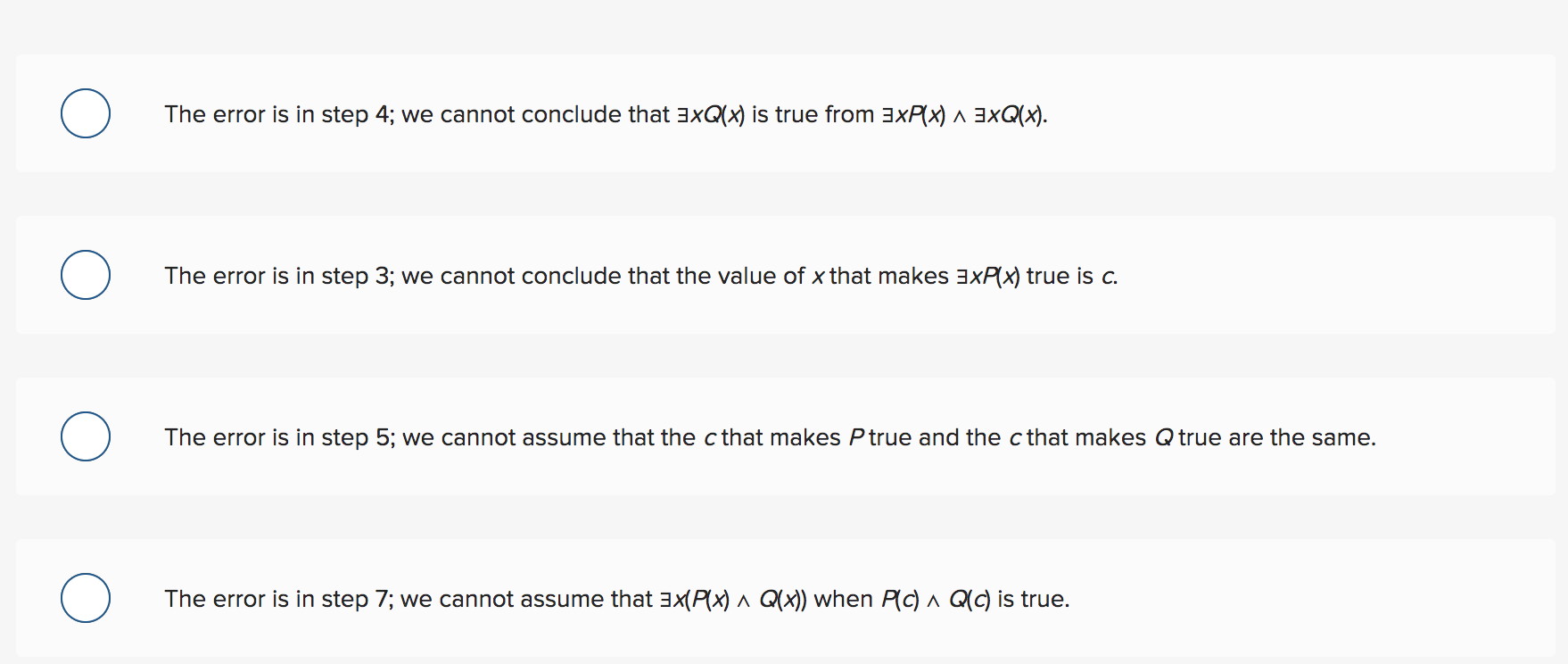 Solved Identify the error or errors in this argument that | Chegg.com