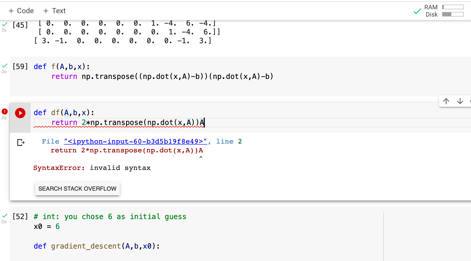 Solved I want to get 2(Ax-b)^T A here but I keep getting | Chegg.com