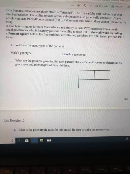 Solved a.what are the genotypes of the parents? b. what are | Chegg.com