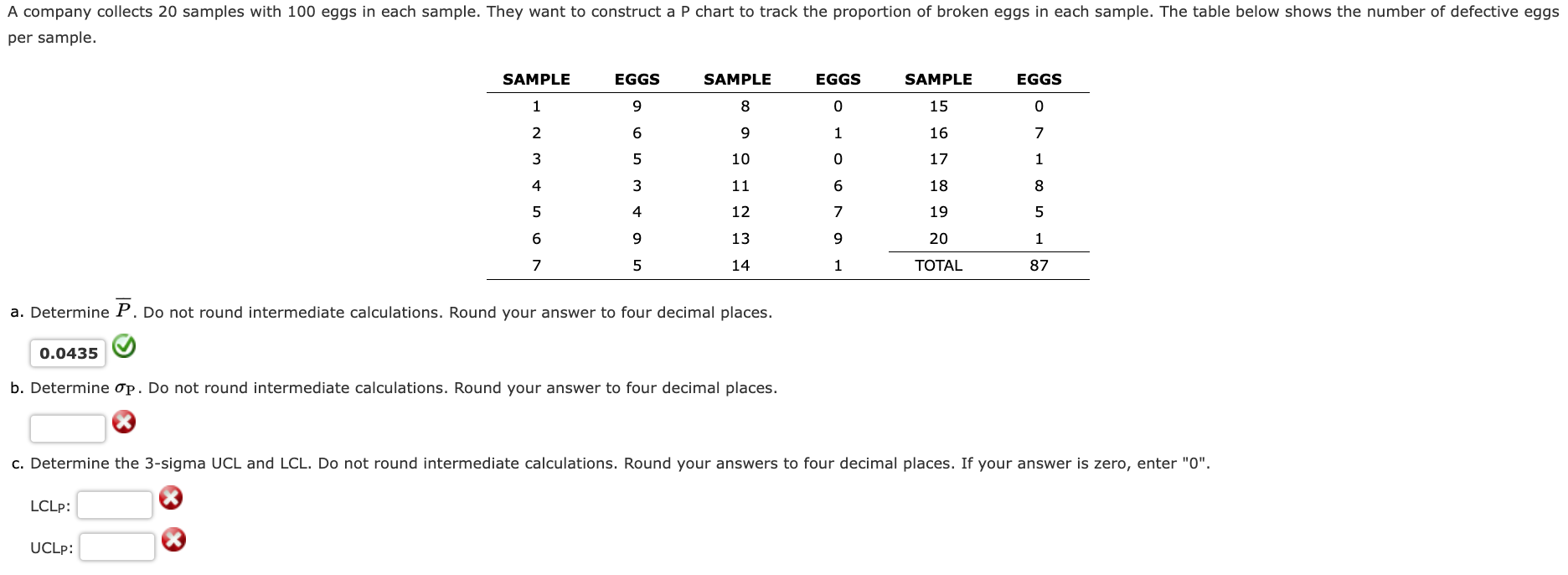 Solved a. Determine Pˉ. Do not round intermediate | Chegg.com
