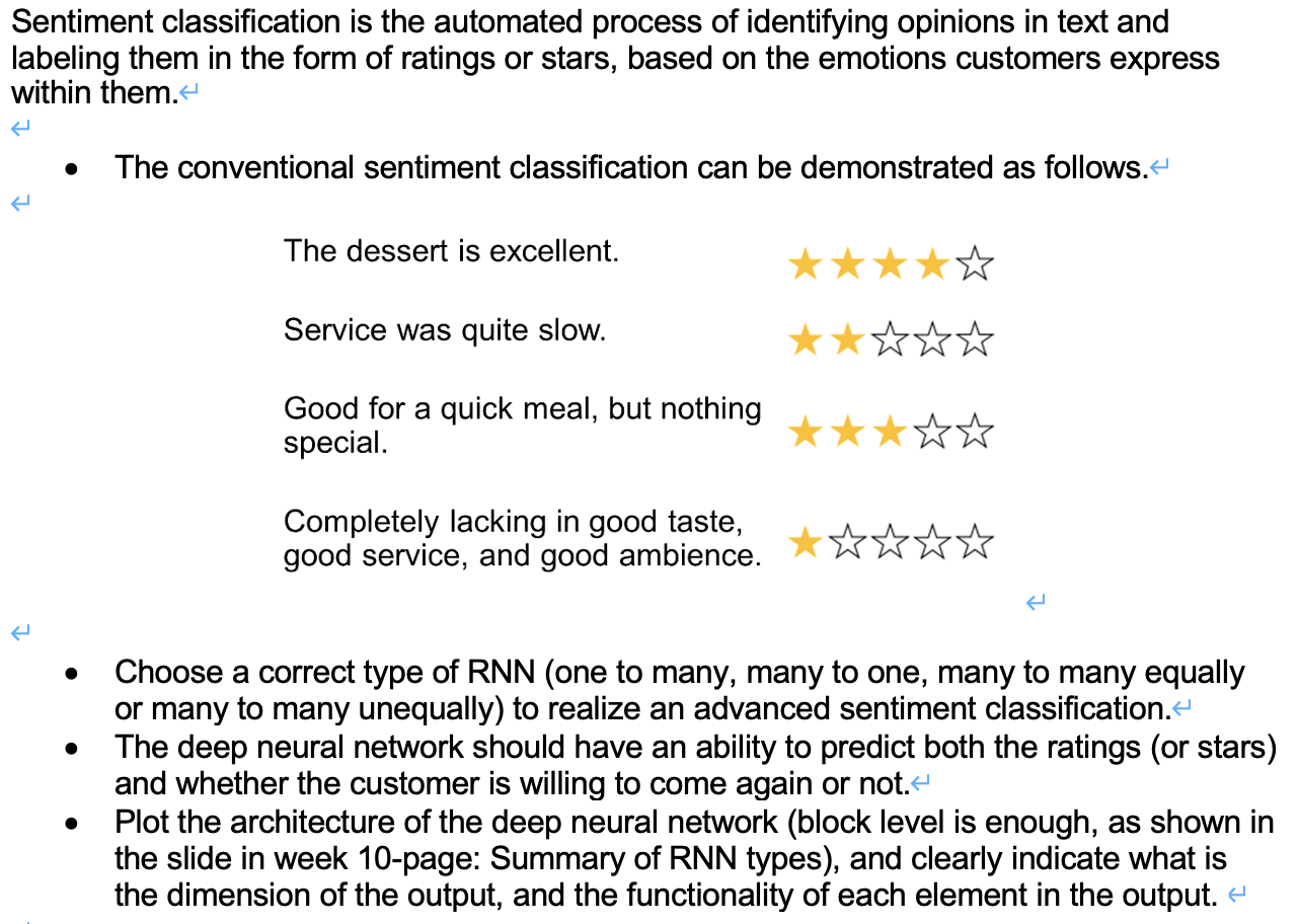 Solved Sentiment classification is the automated process of | Chegg.com