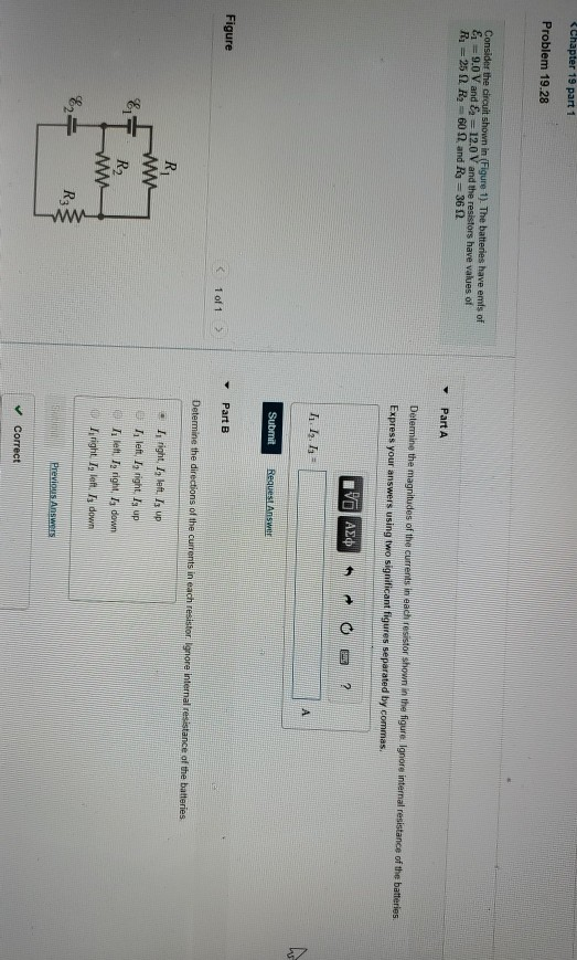 Solved Chapter 19 part 1 Problem 19.28 Consider the circuit | Chegg.com