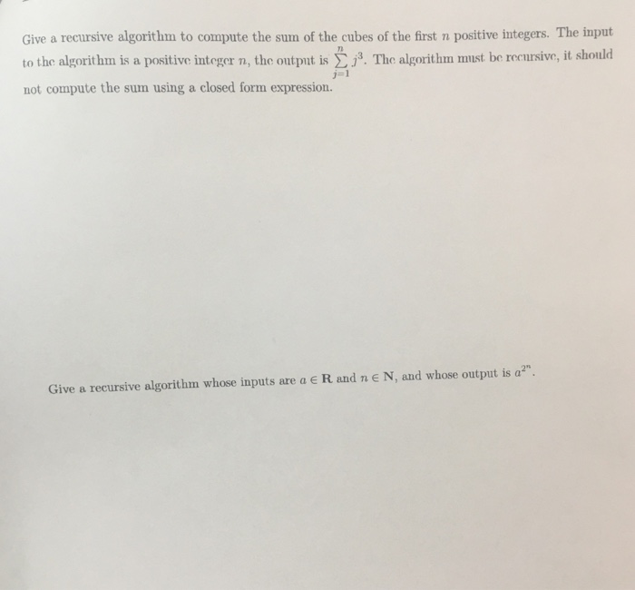 Solved Recursively define the sets of all positive integers | Chegg.com