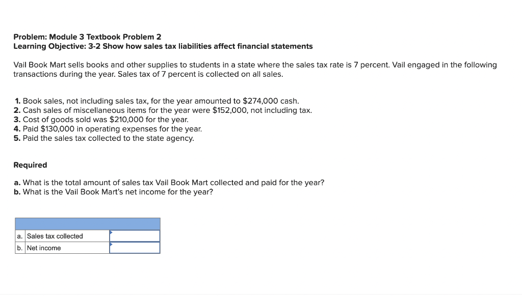 Solved Problem: Module 3 Textbook Problem 2 Learning | Chegg.com