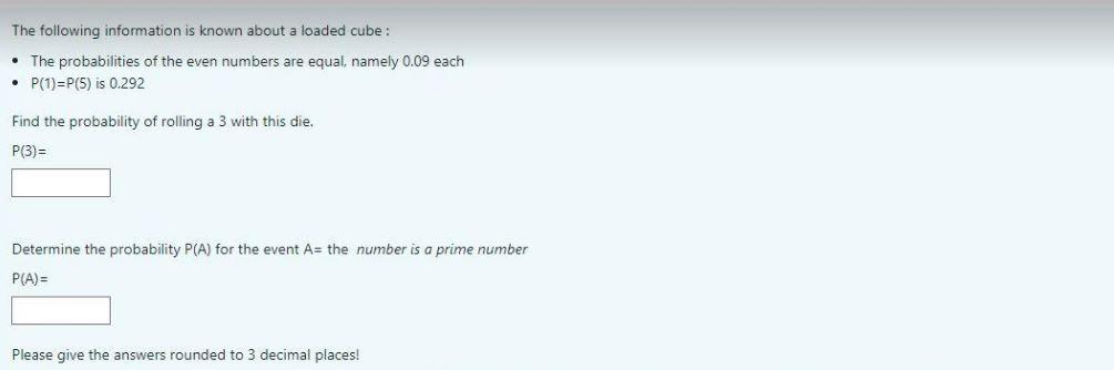 Solved The following information is known about a loaded | Chegg.com