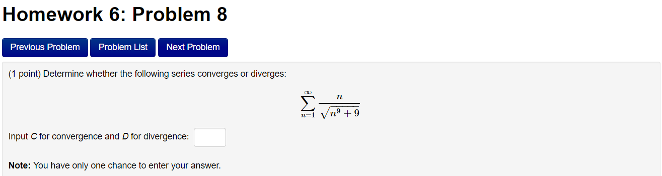 Solved Homework 6: Problem 8 Previous Problem Problem List | Chegg.com