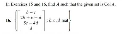 Solved In Exercises 15 and 16, find A such that the given | Chegg.com