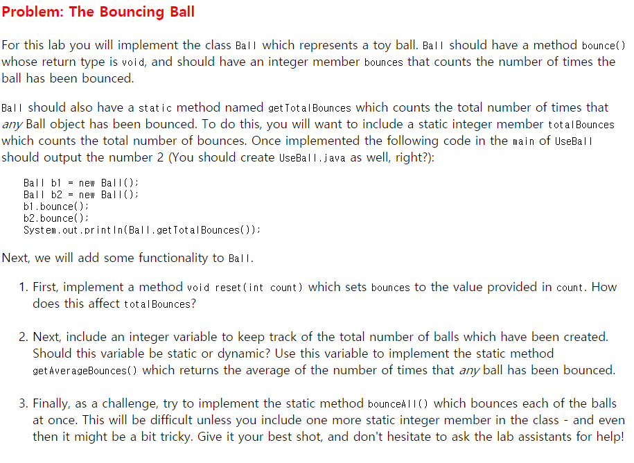 Solved Problem: The Bouncing Ball For this lab you will | Chegg.com