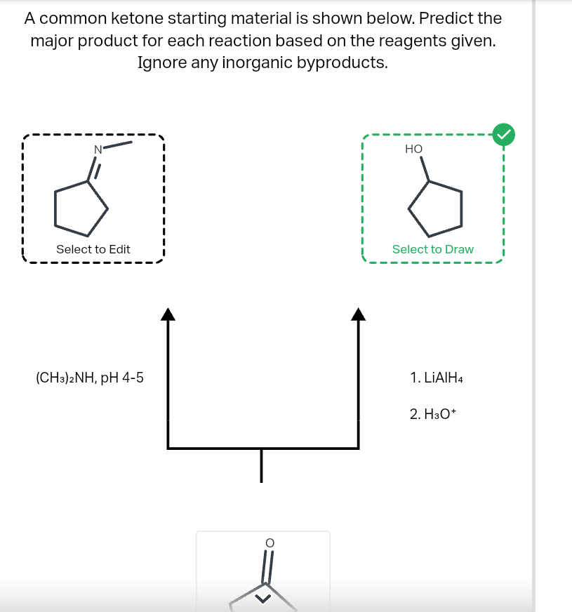 Solved A common ketone starting material is shown below. | Chegg.com