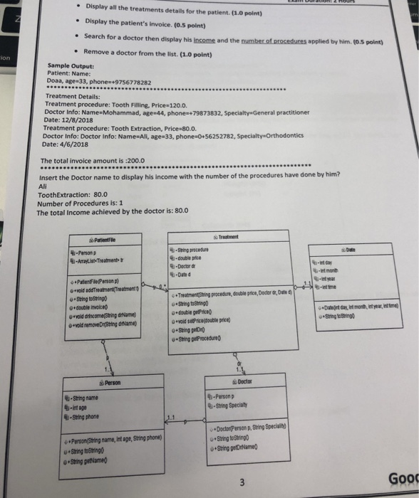 Solved You are required to develop a patient Filing system | Chegg.com