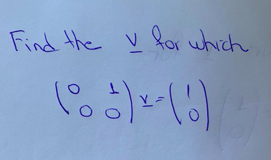 Solved Find the v for which 1 V - O | Chegg.com