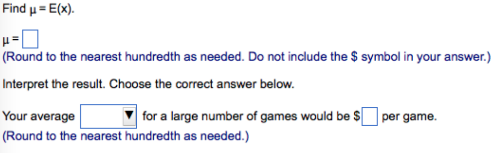 Solved The chance of winning a lottery game is 1 in | Chegg.com