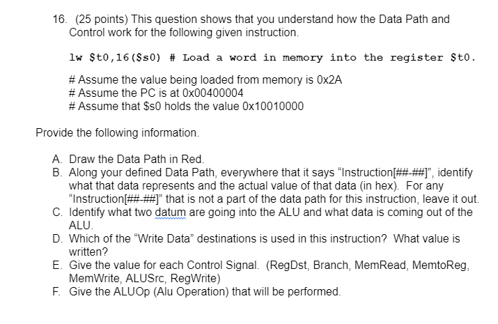 Solved 16. (25 points) This question shows that you | Chegg.com