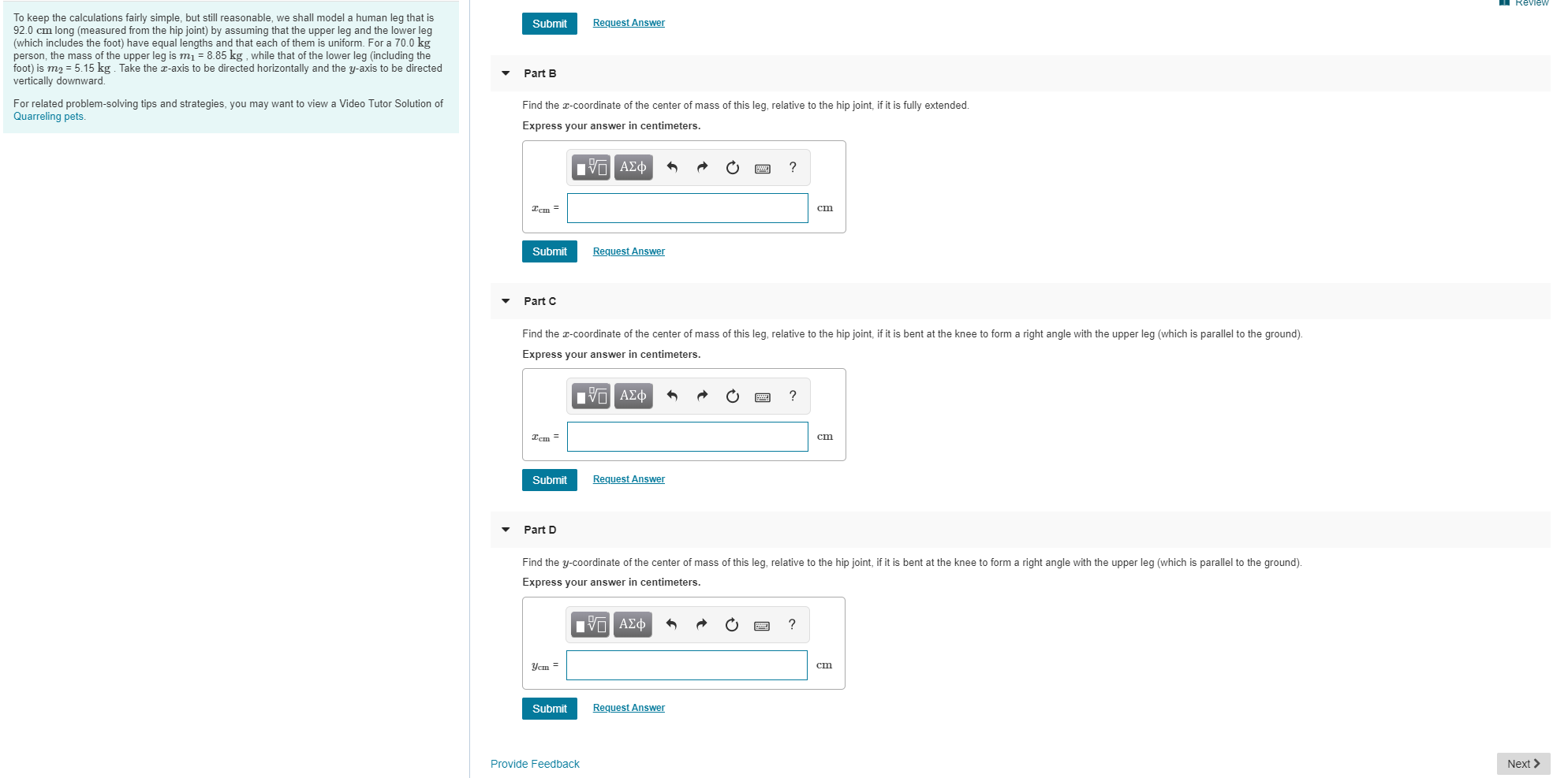 Solved n Review To keep the calculations fairly simple, but | Chegg.com