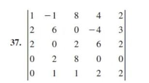 Solved In Exercises 25-38. use elementary row or column | Chegg.com
