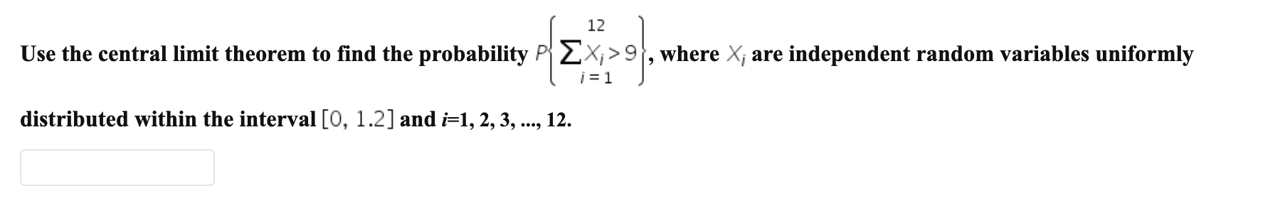 Solved 12 Use the central limit theorem to find the | Chegg.com