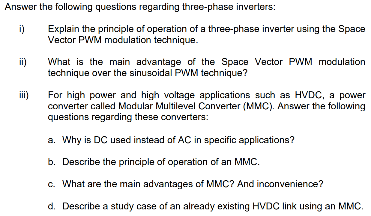 Solved Answer the following questions regarding three-phase | Chegg.com