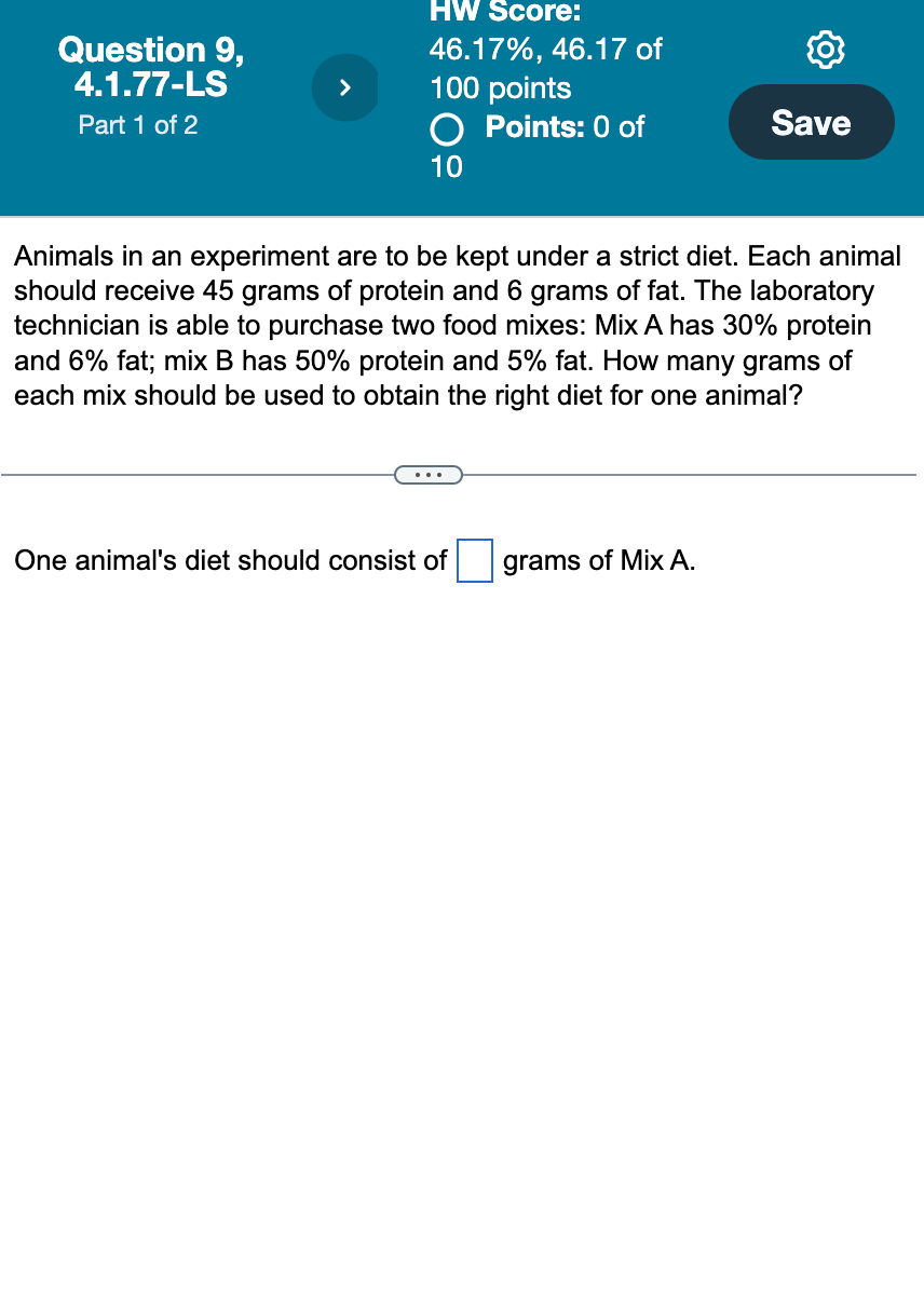 Solved Animals in an experiment are to be kept under a | Chegg.com