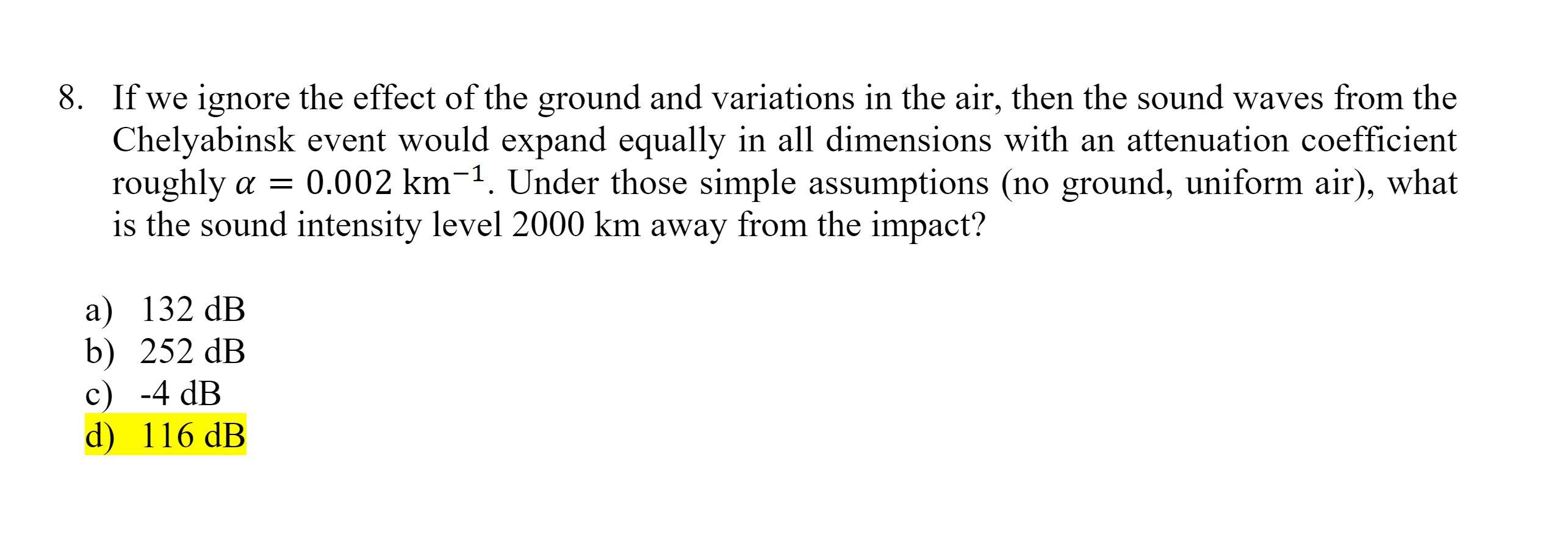 Solved Distant large explosions can be detected by | Chegg.com
