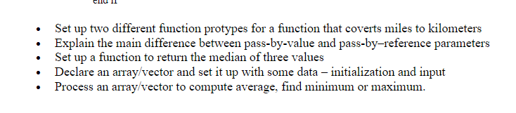 Solved - Set up two different function protypes for a | Chegg.com