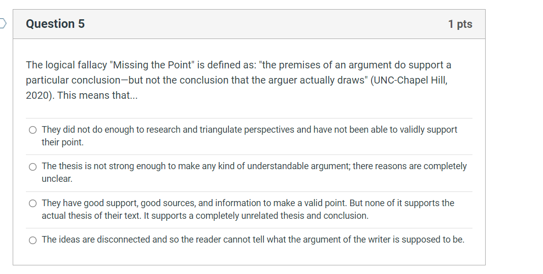Solved Question 3 1 pts What is it called when you use the | Chegg.com