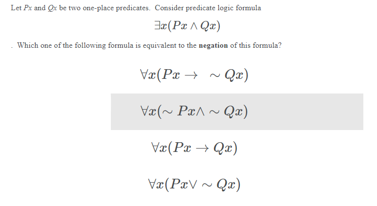 Solved Let Px and Ox be two one-place predicates. Consider | Chegg.com