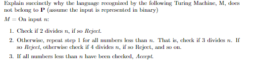 Solved Explain succinctly why the language recognized by the | Chegg.com