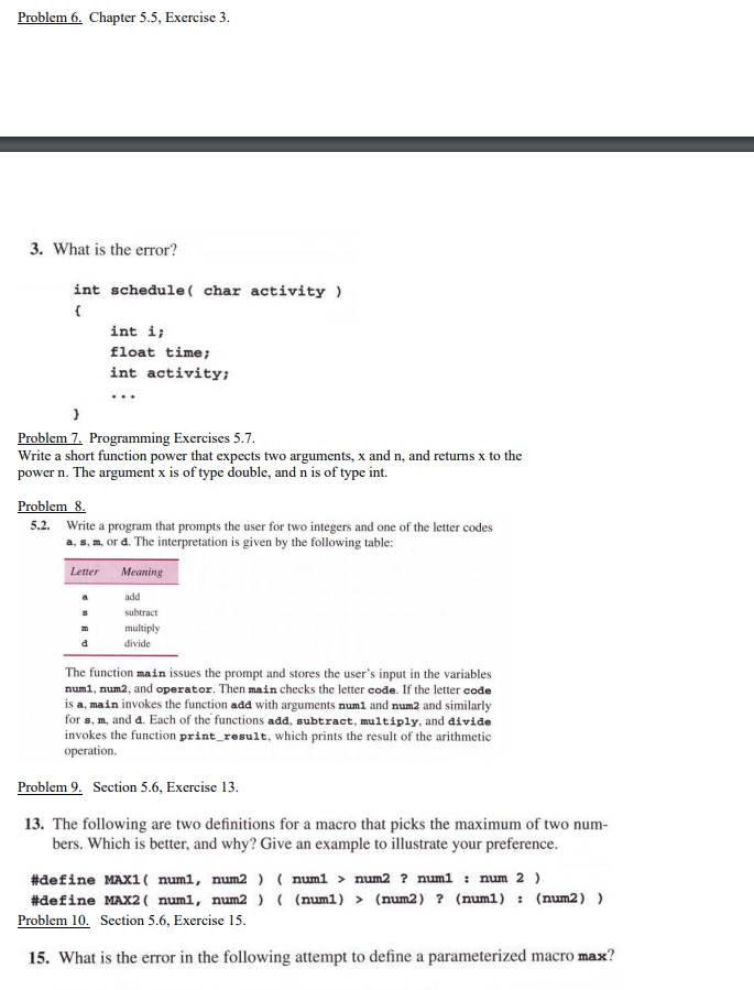 Solved Problem 6. Chapter 5.5, Exercise 3. 3. What is the | Chegg.com