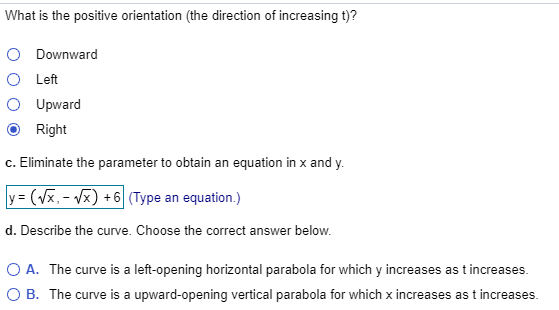 Solved What is the positive orientation (the direction of | Chegg.com