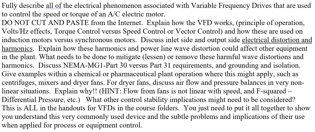 Fully describe all of the electrical phenomenon | Chegg.com