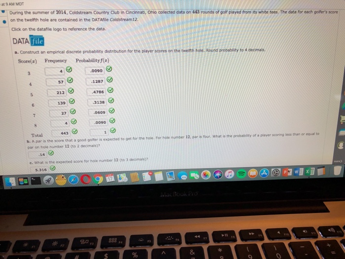Solved at 9 AM MDT During the summer of 2014, Coldstream | Chegg.com