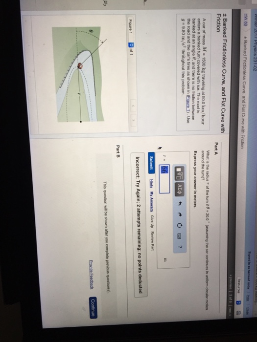 Solved Plusminus Banked Frictionless Curve, and Flat Curve | Chegg.com