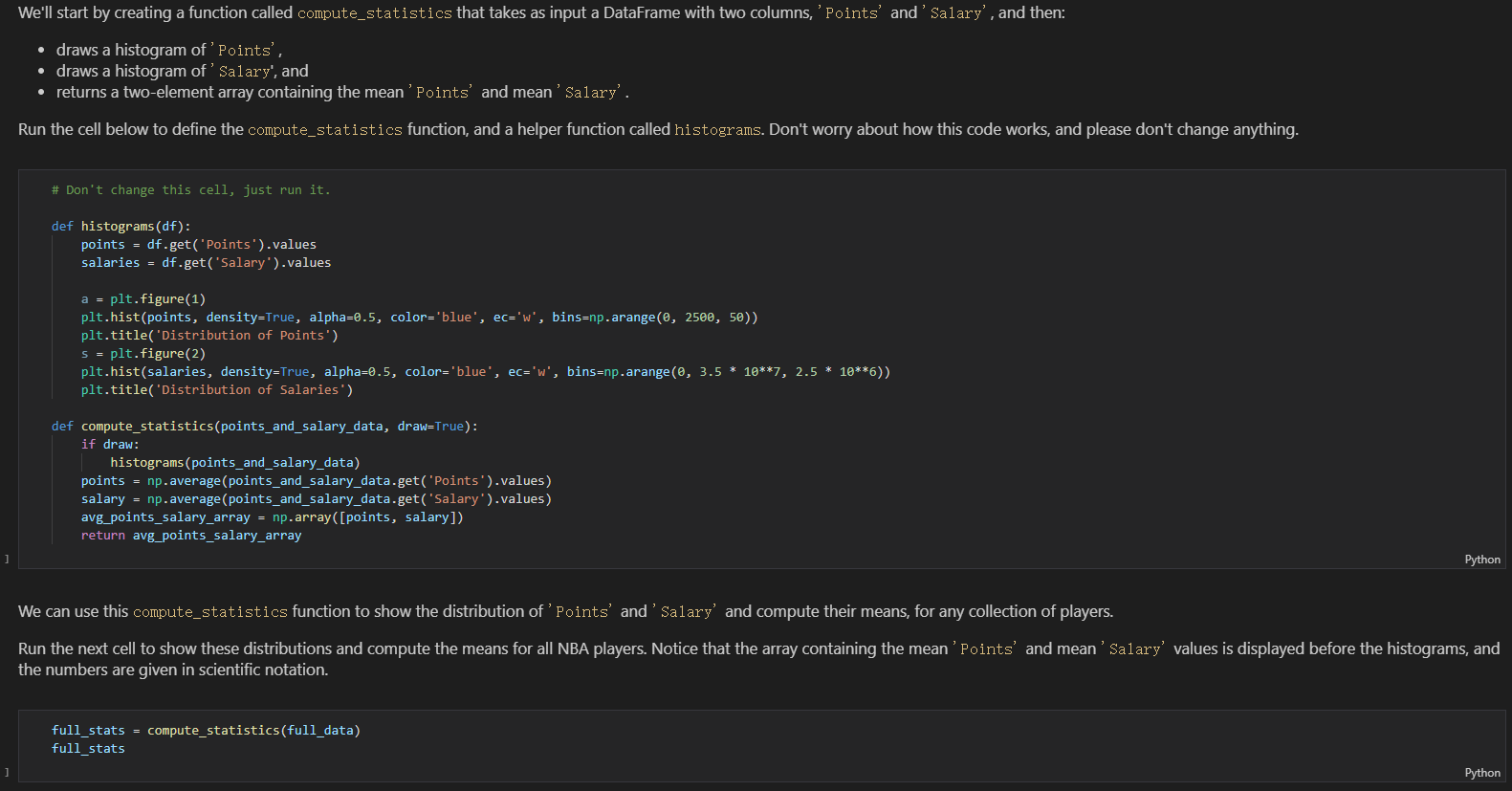 Solved Please help me with the following python pandas | Chegg.com